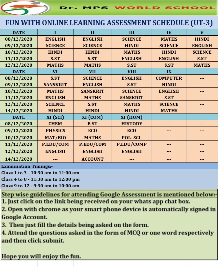 Parents Portal - DR MPS WORLD SCHOOL
